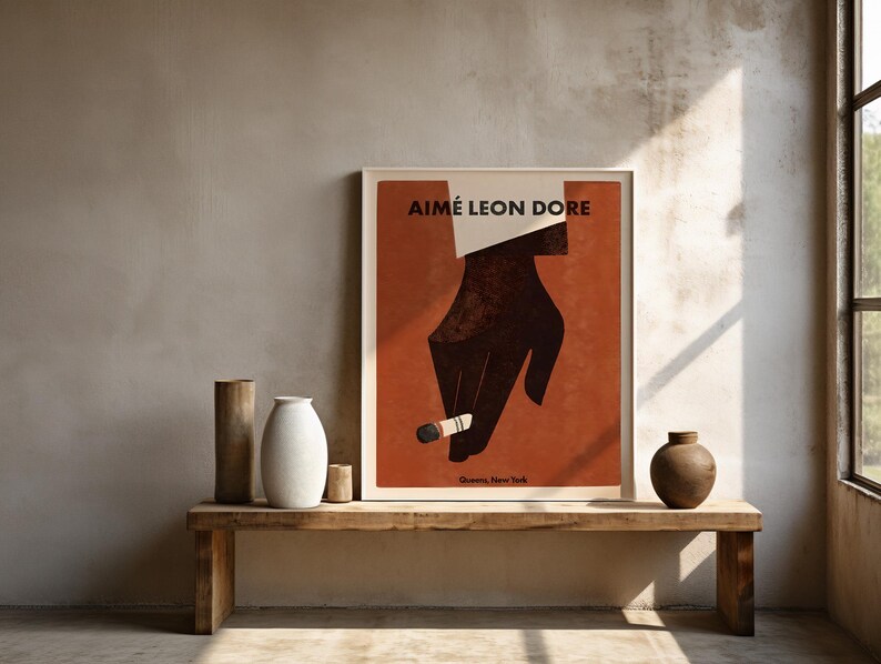 ALD Queens New York Abstract Wall Art | Fine Art Poster - Etsy