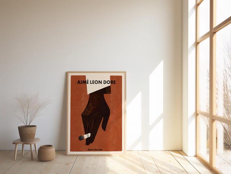 ALD Queens New York Abstract Wall Art | Fine Art Poster - Etsy
