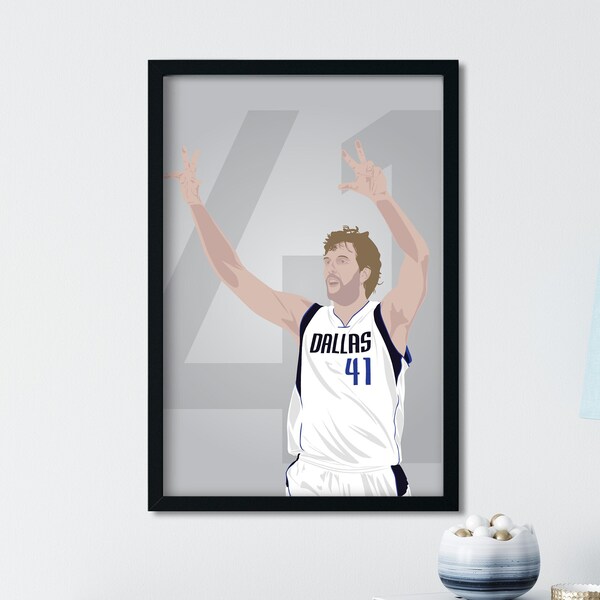 Dirk Nowitzki Poster - Etsy