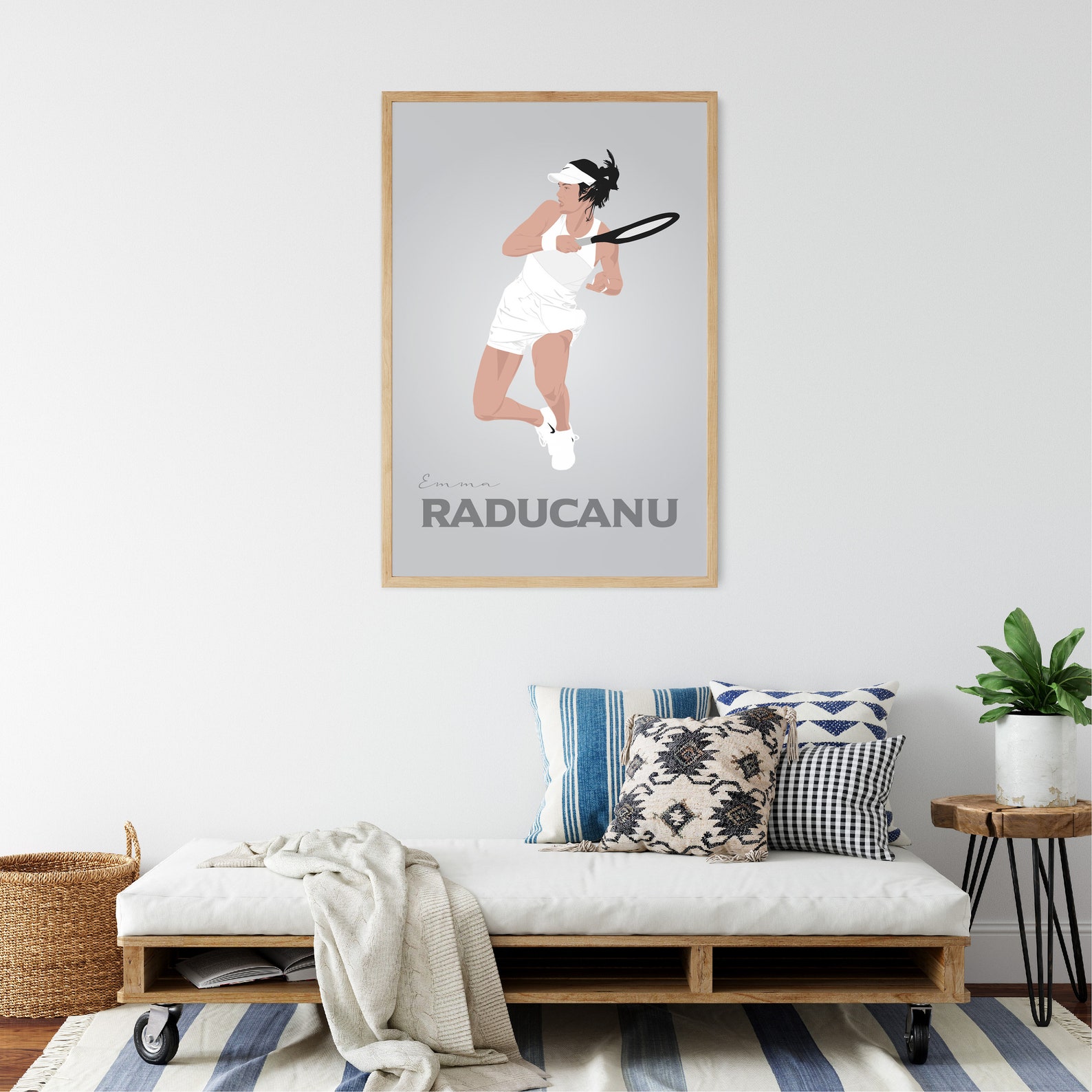 Emma Raducanu Tennis Poster Great Britain Grand Slam Art | Etsy