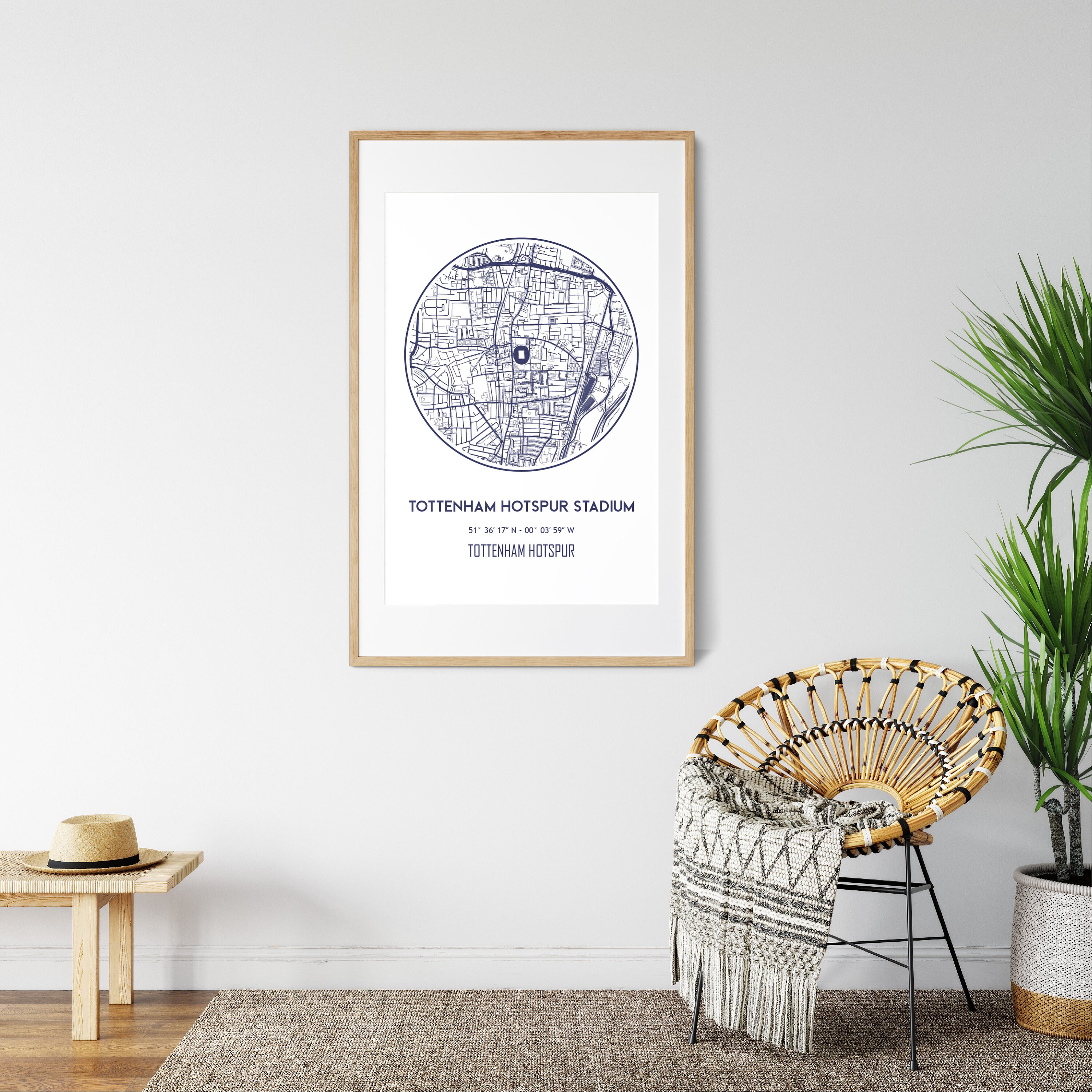 Tottenham Hotspur, Stadium Map, Premier League, United Kingdom, Soccer ...