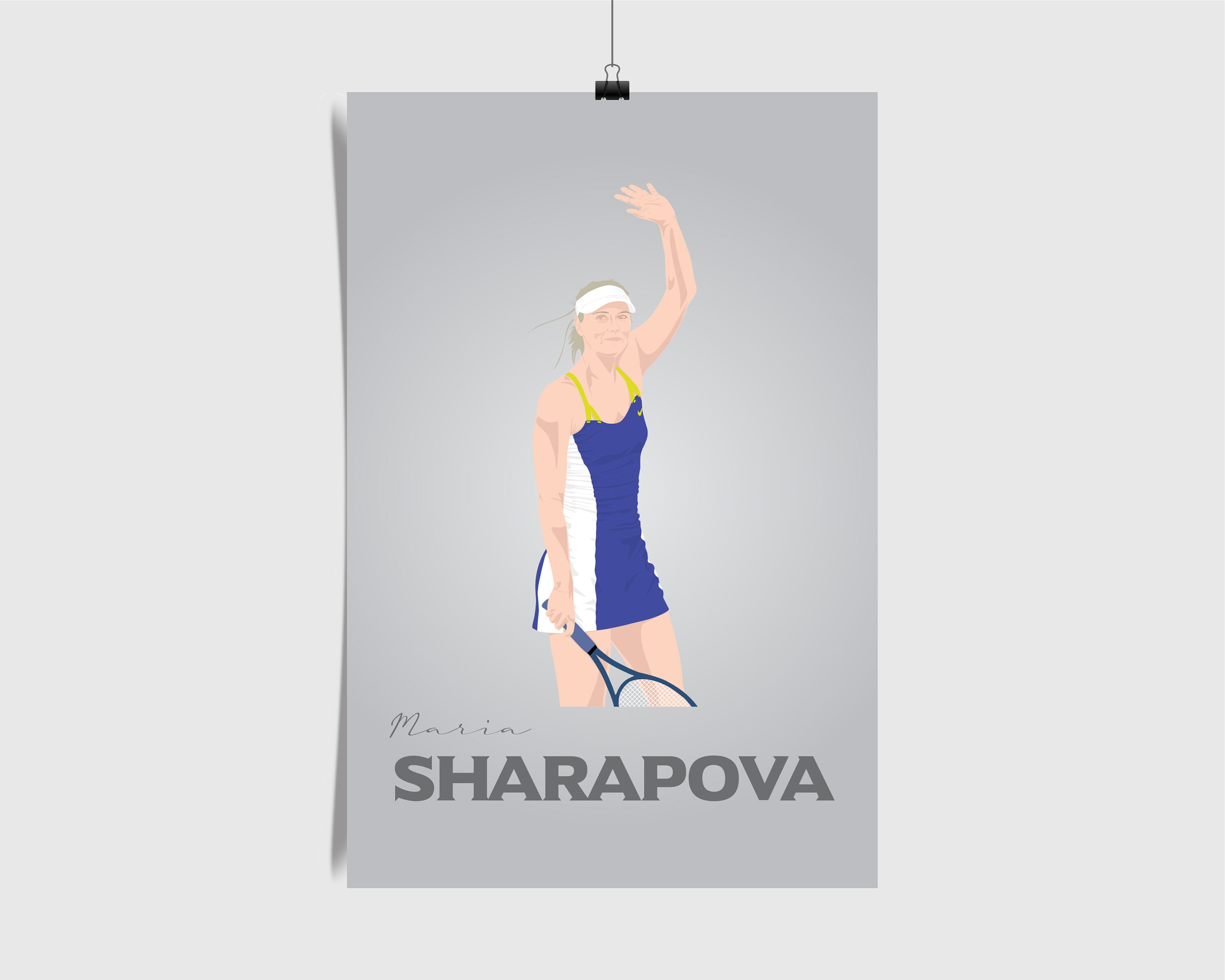 Maria Sharapova, Russian, Sports Print, Tennis Player, Roland Garros ...