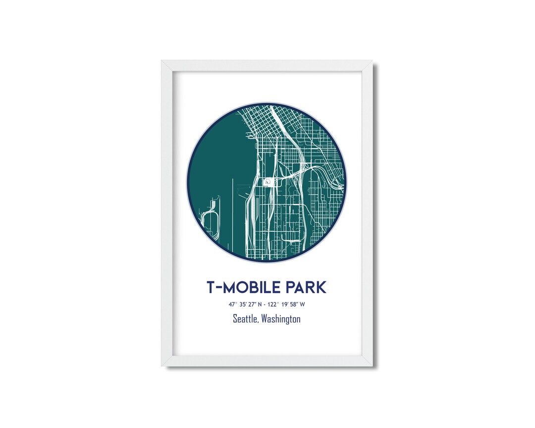 T-mobile Park Map, Seattle Mariner Fan, Mariners Fan, Safeco Field ...
