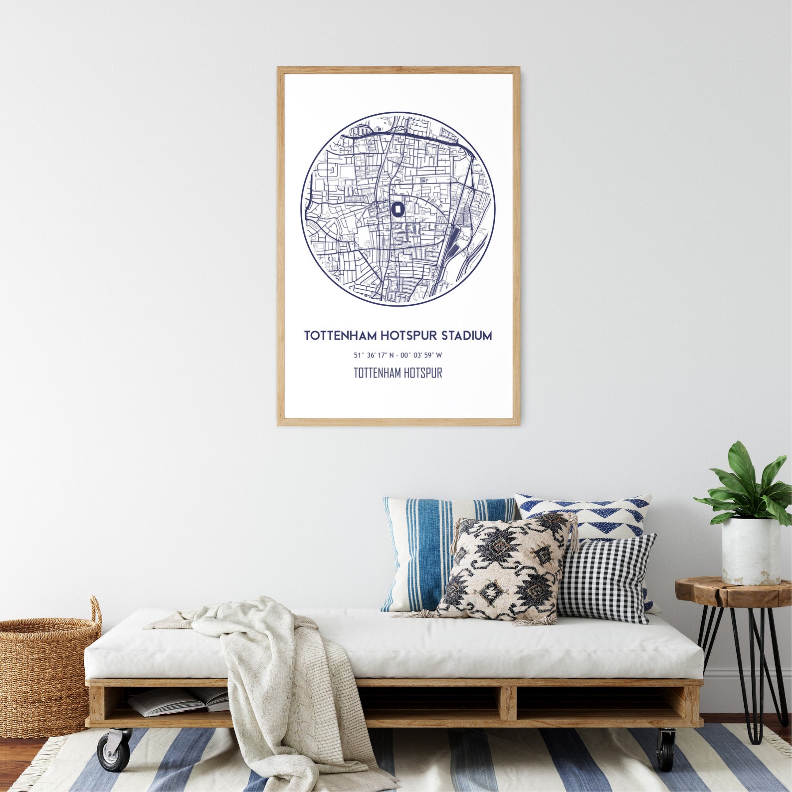 Tottenham Hotspur, Stadium Map, Premier League, United Kingdom, Soccer ...
