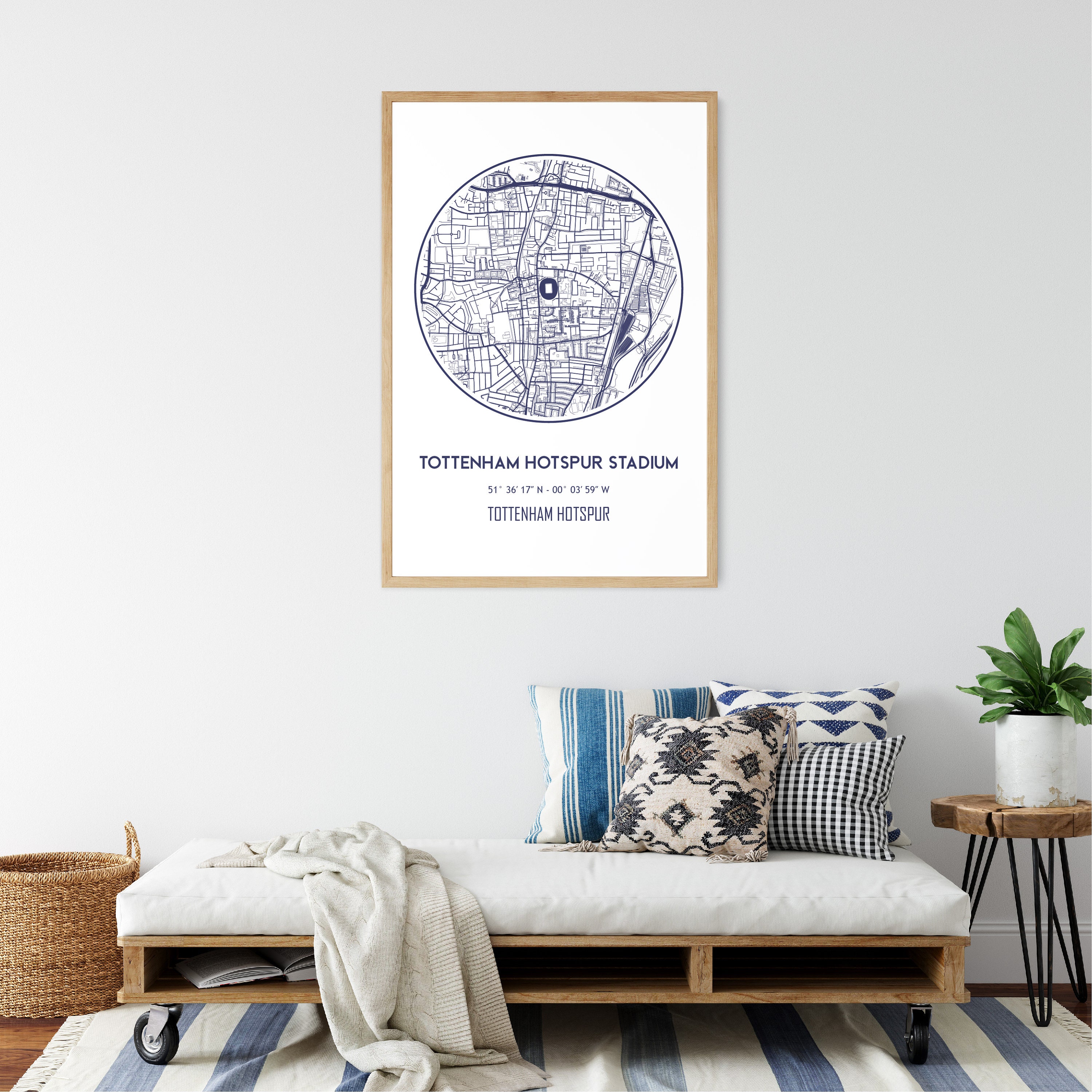 Tottenham Hotspur, Stadium Map, Premier League, United Kingdom, Soccer ...