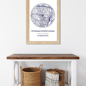 Tottenham Hotspur, Stadium Map, Premier League, United Kingdom, Soccer ...