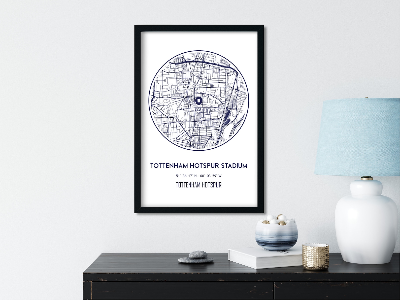 Tottenham Hotspur, Stadium Map, Premier League, United Kingdom, Soccer ...