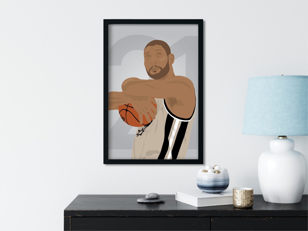 Tim Duncan Poster, American Basket, NBA Basketball, San Antonio Spurs ...