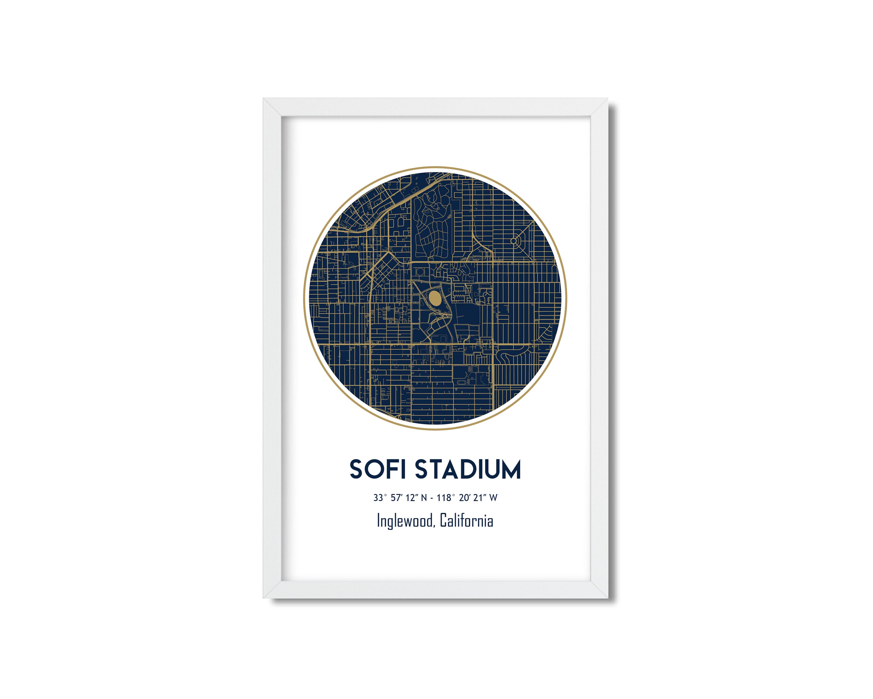 Sofi Stadium, Los Angeles Rams, NFL Stadium Map, Basketball Art ...