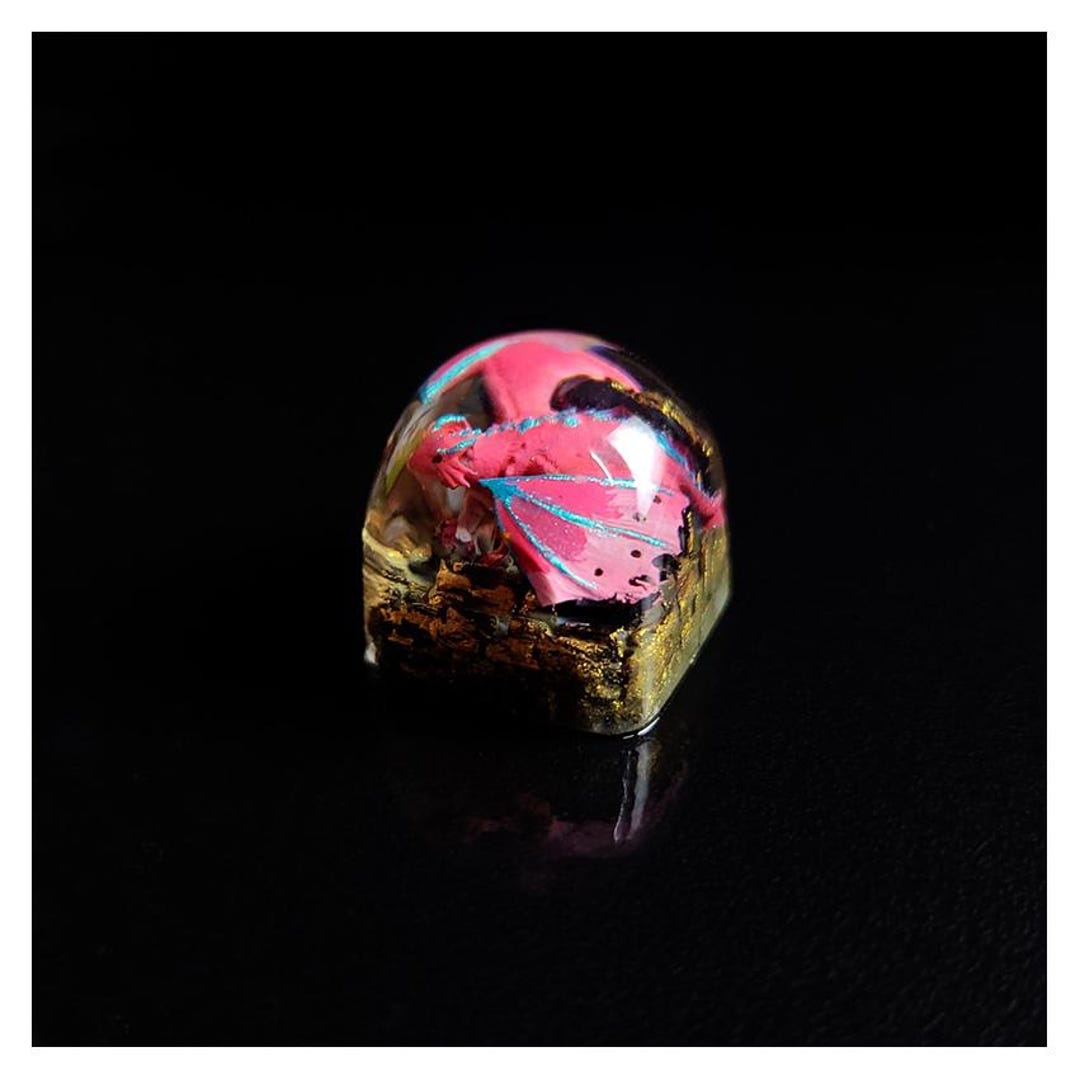 Girly Dragon Keycap Odd Keycap Mechanical Key Button Anime Keycap ...