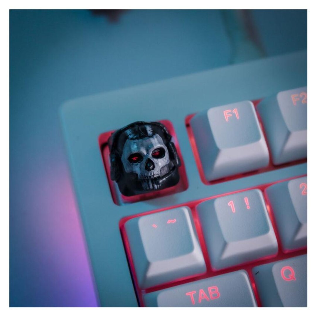 Keycap Ghost Call of Duty Resin, Esc Keycap, 3d Printed Keycap ...
