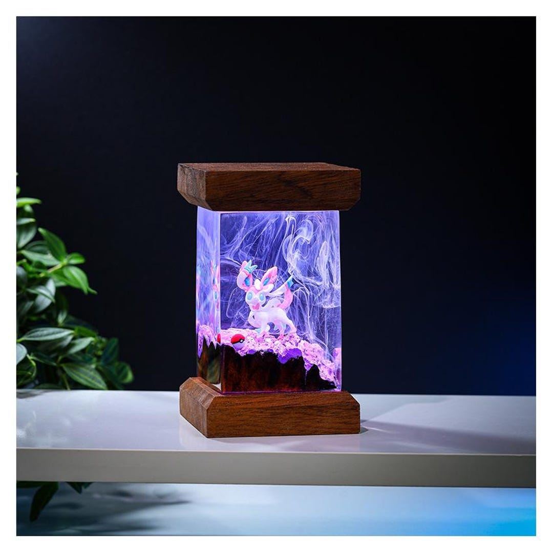 Syl.veo.n PO.KE.MON Night Light, Custom Pok.emo.n Epoxy Lamp, Gaming ...