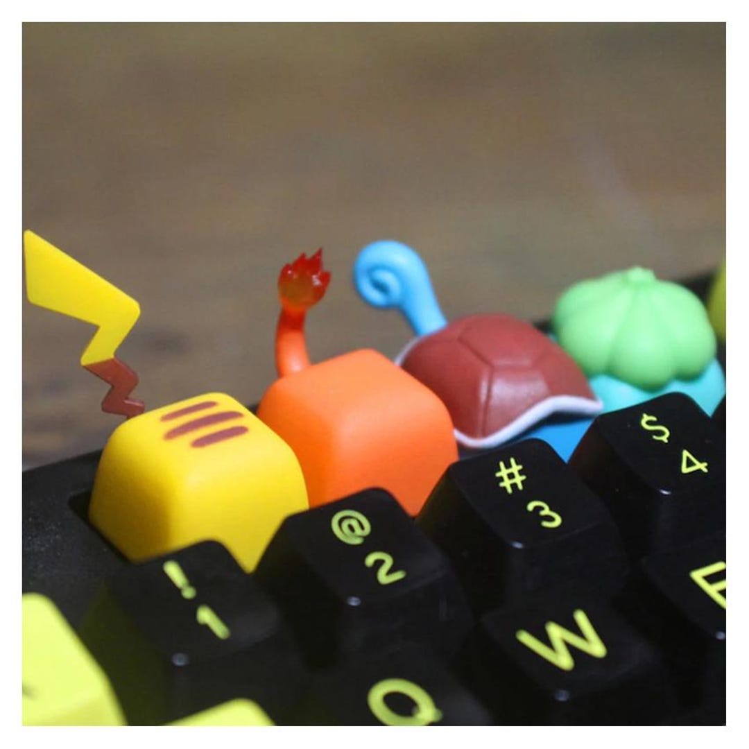 Keycaps for Little Fire Dragon Frog Seed Design Resin Keycaps for ...