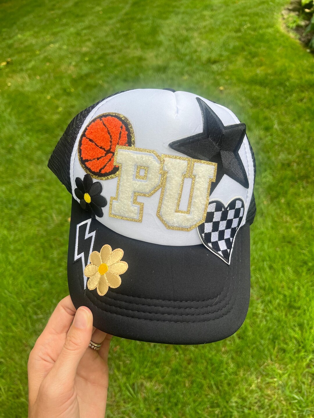 Purdue University Inspired Trucker Hat | Purdue Hat | Custom Purdue ...