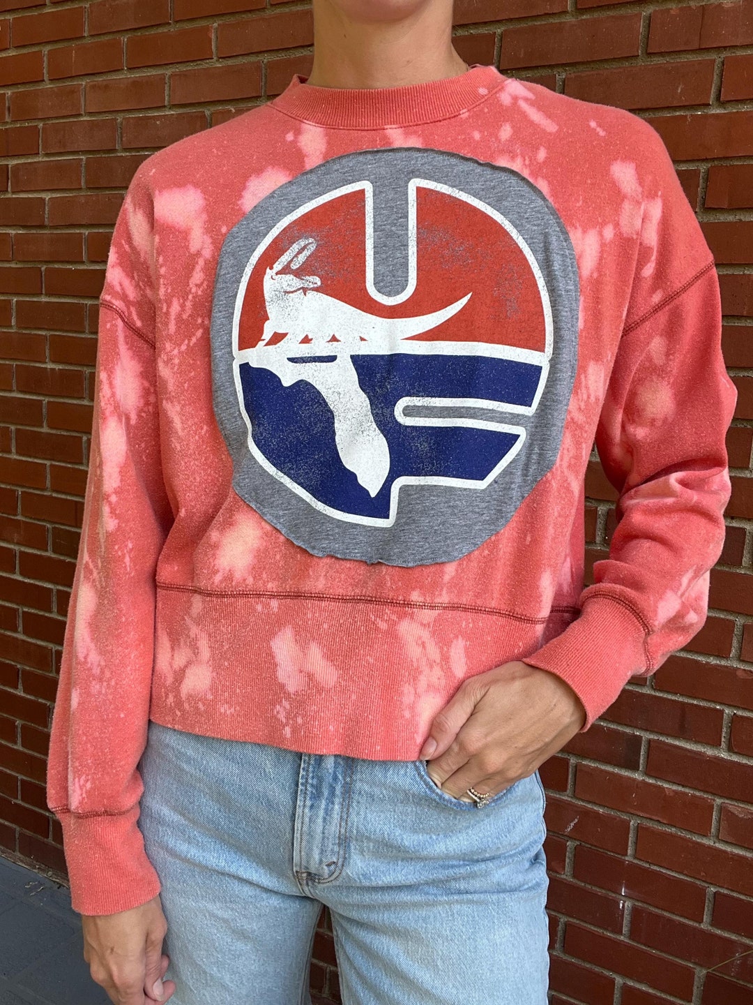 Women's University of Florida Acid Wash Crewneck Sweatshirt | Florida ...