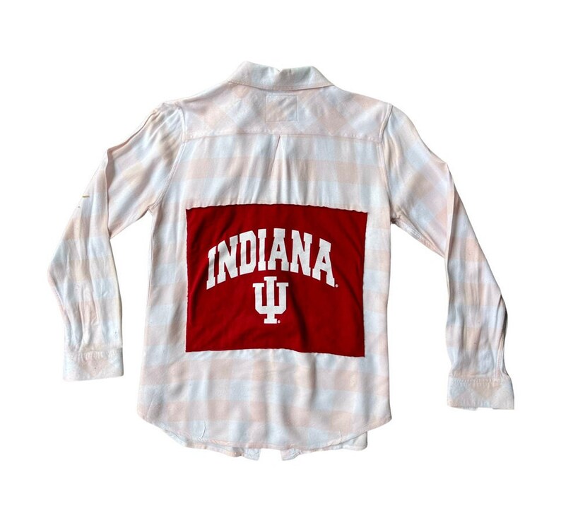 Indiana University Pink Flannel Shirt | Indiana Flannel | Custom ...