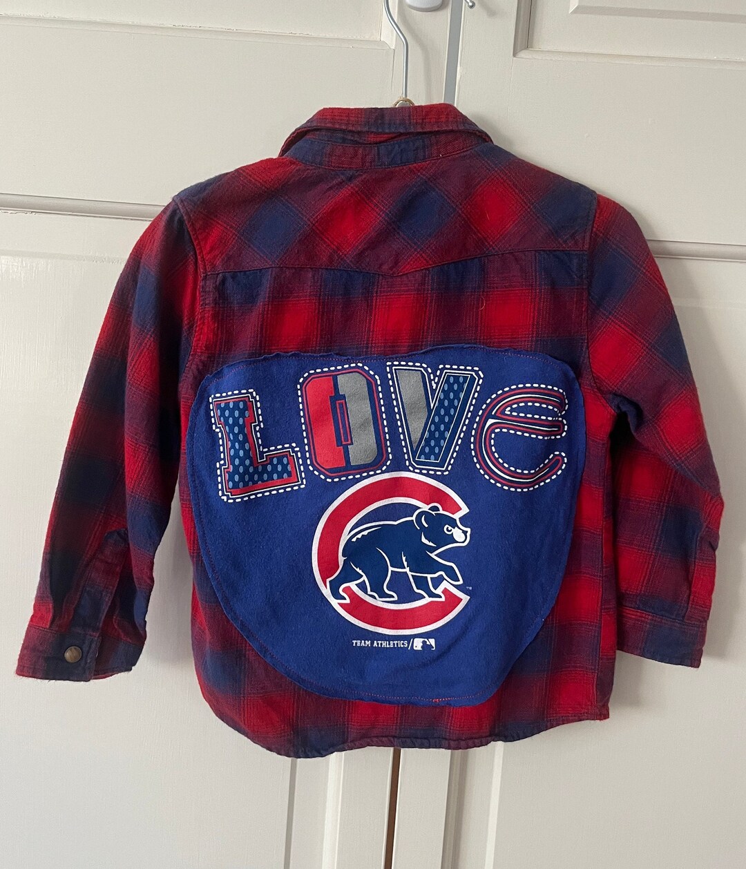 Baby Chicago Cubs Flannel Shirt | Baby Cubs Shirt | Kids Cubs Apparel ...