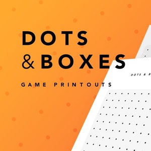 Dots and Boxes Game Printable - Etsy