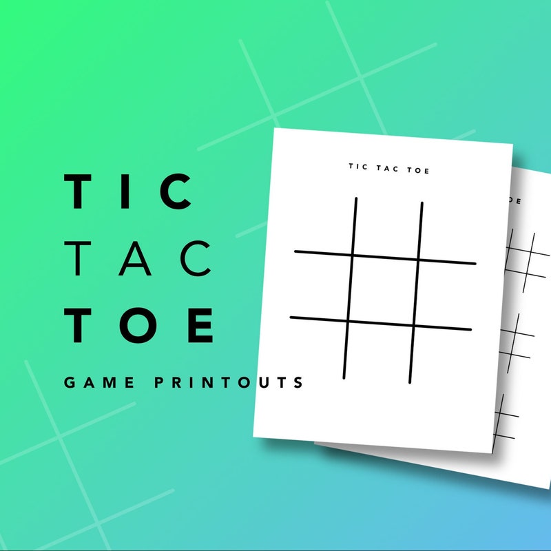 Tic Tac Toe - Etsy