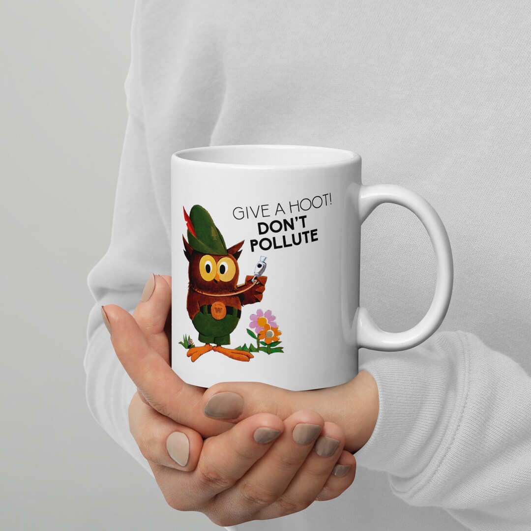 Woodsy Owl Give a Hoot! Don't Pollute - Ceramic Mug - Etsy