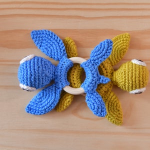 Crochet PATTERN Turtle Rattle,crochet Baby Rattle ,crochet Toy for Baby ...
