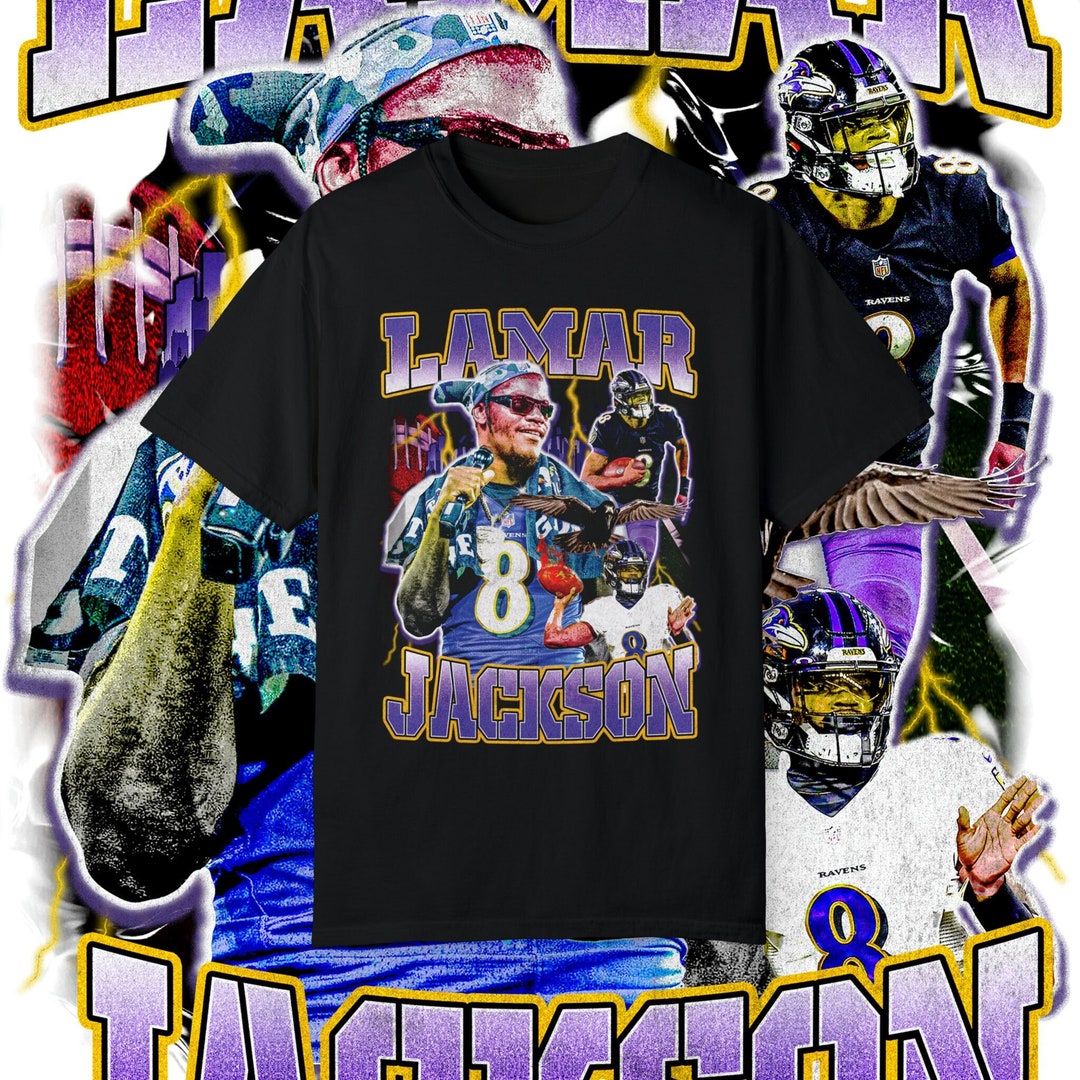 Lamar Jackson Bootleg Shirt, Lamar Jackson Shirt, Ravens Shirt, Lamar ...