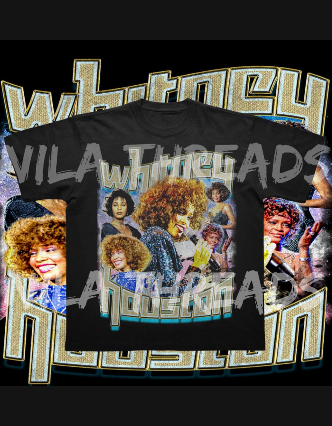 Whitney Houston Graphic Shirt - Etsy
