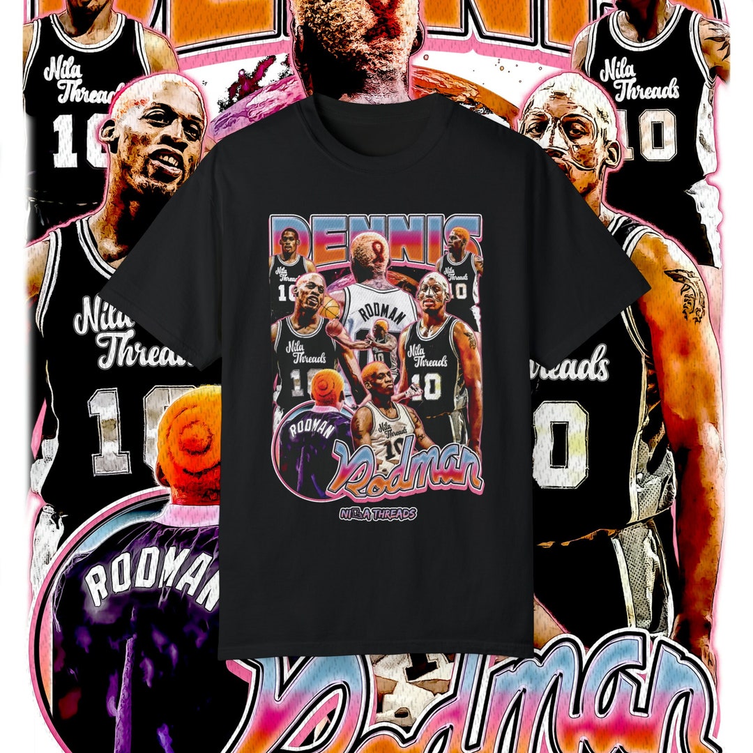 Dennis Rodman Vintage Basketball Shirt Rodman Old School - Etsy