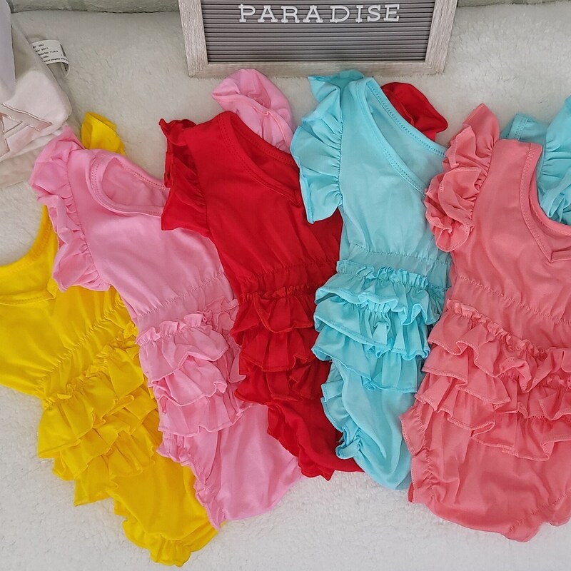 Ruffle Onesie - Etsy
