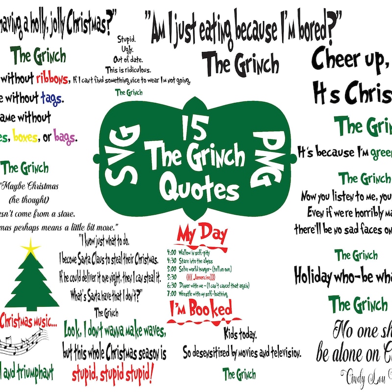 Word Phrase for Grinchmas - Etsy Canada