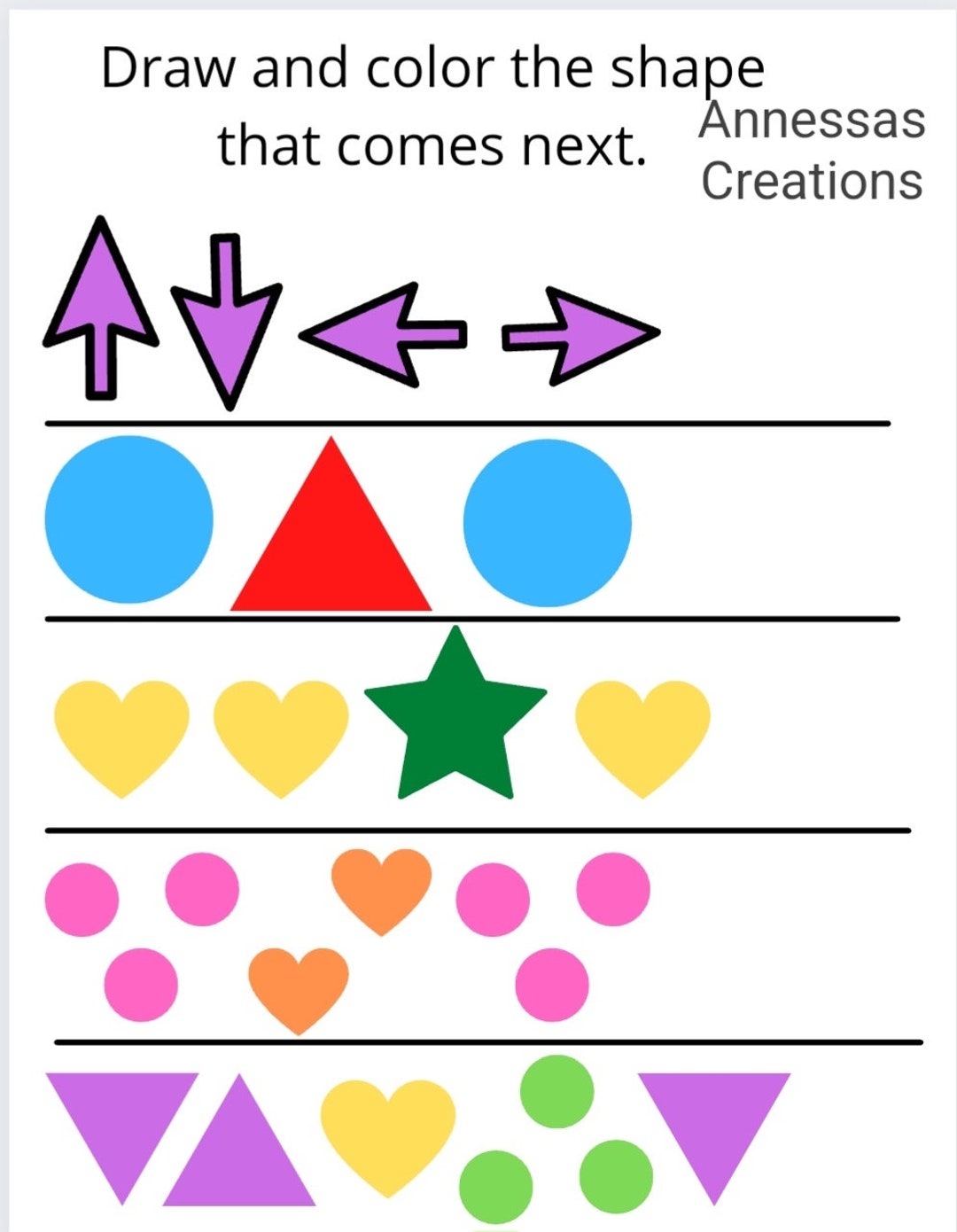 Preschool Worksheet, Kindergarten Worksheet. Math Worksheet, Identify ...