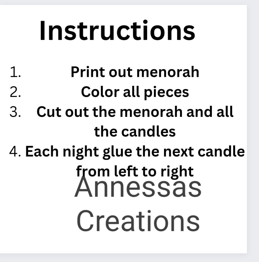 Make Your Own Menorah, Jewish Games, Hanukkah Winter Game,traditions ...