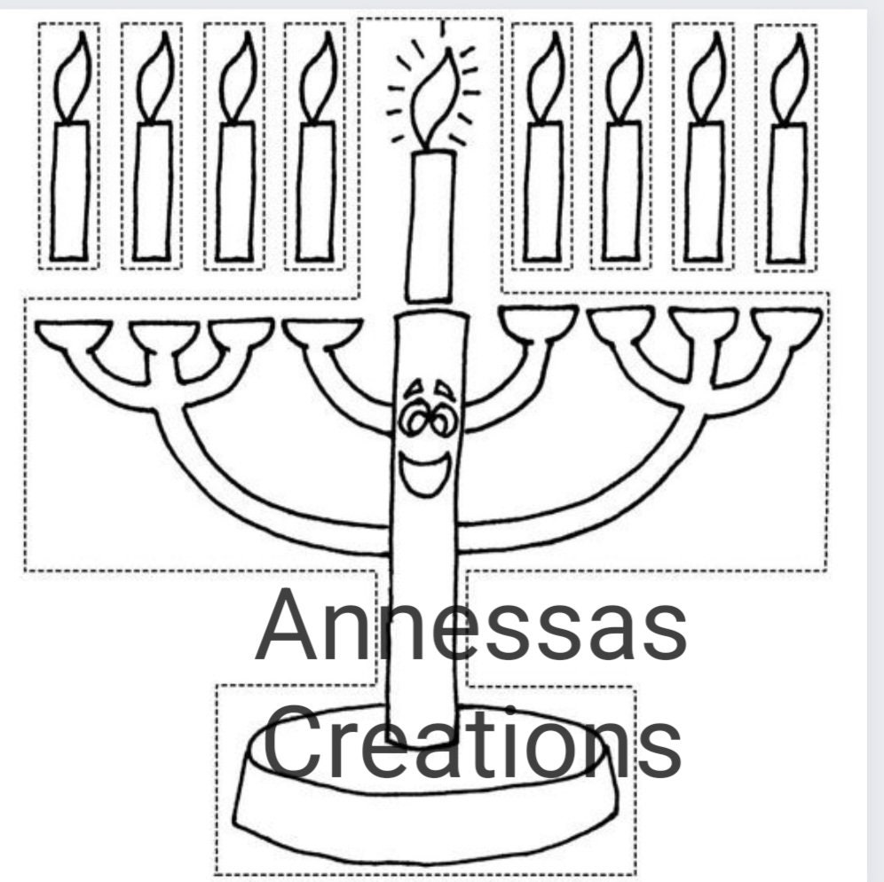 Make Your Own Menorah, Jewish Games, Hanukkah Winter Game,traditions ...