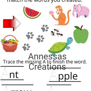 Trace From A to Z, Lettering Workbook, Alphabet Busy Book, Kindergarten ...