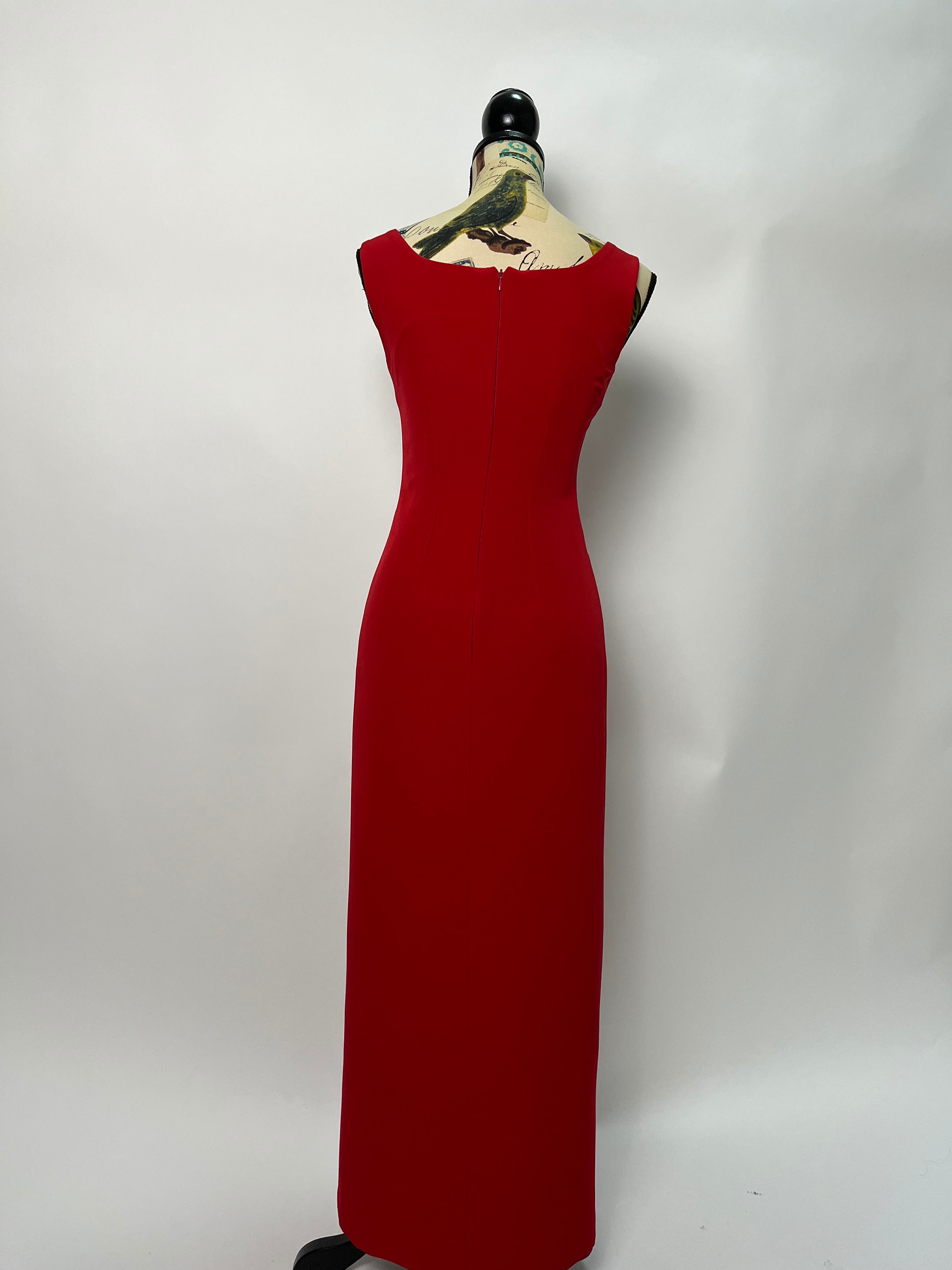 Formal Red Dress, Long Red Dress, Evening Dress, Party Dress, Bar Dress ...