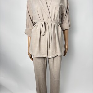 Luxurious Linen Uniform for Spa Therapists, Massage Therapists ...