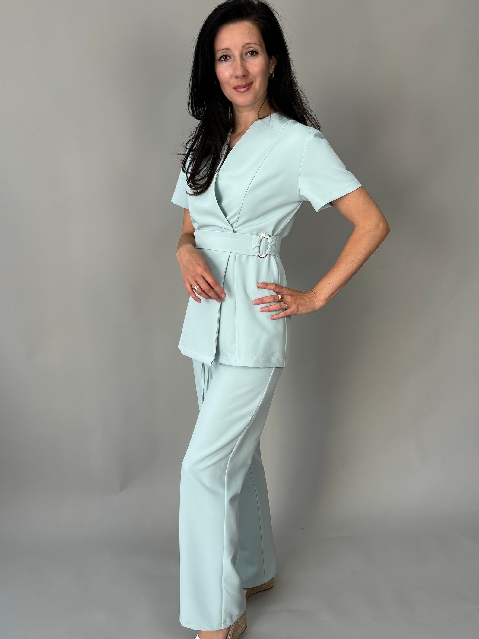 Luxury Two-piece Uniform for Spa and Dermatologists Professionals - Etsy