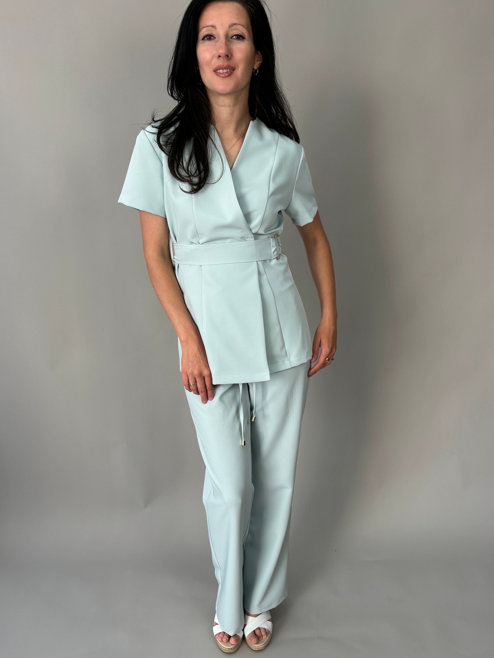 Luxury Two-piece Uniform for Spa and Dermatologists Professionals - Etsy