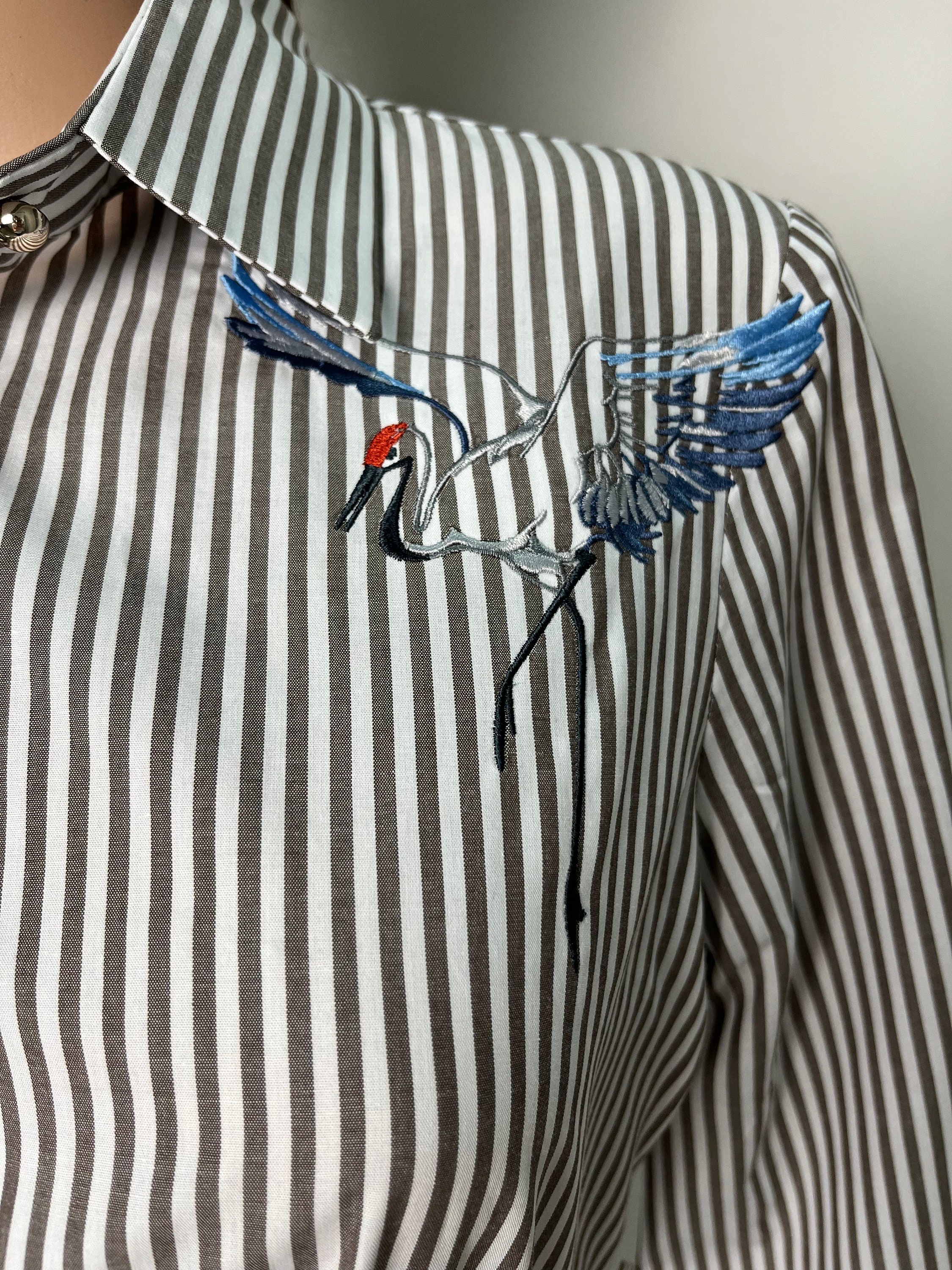 Embroidery Design Craane, Garment Embroidery, Machine Embroidery Design ...