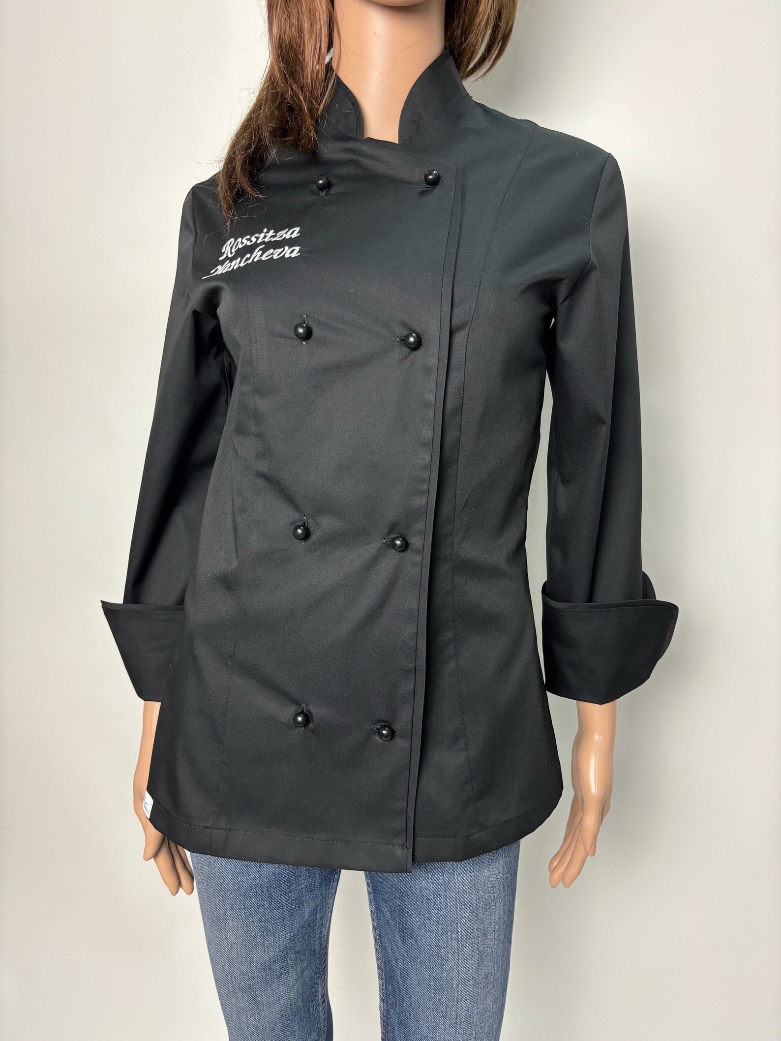 Black Chef Jacket, Chef Jacket Professional, Chef Clothing Custom, Chef ...