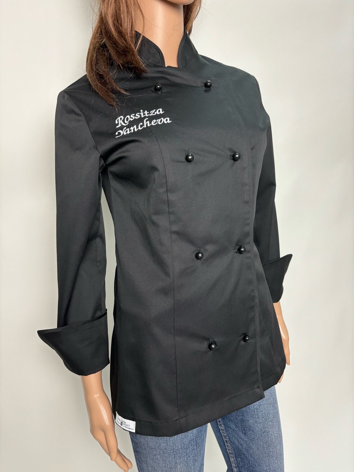 Black Chef Jacket, Chef Jacket Professional, Chef Clothing Custom, Chef ...