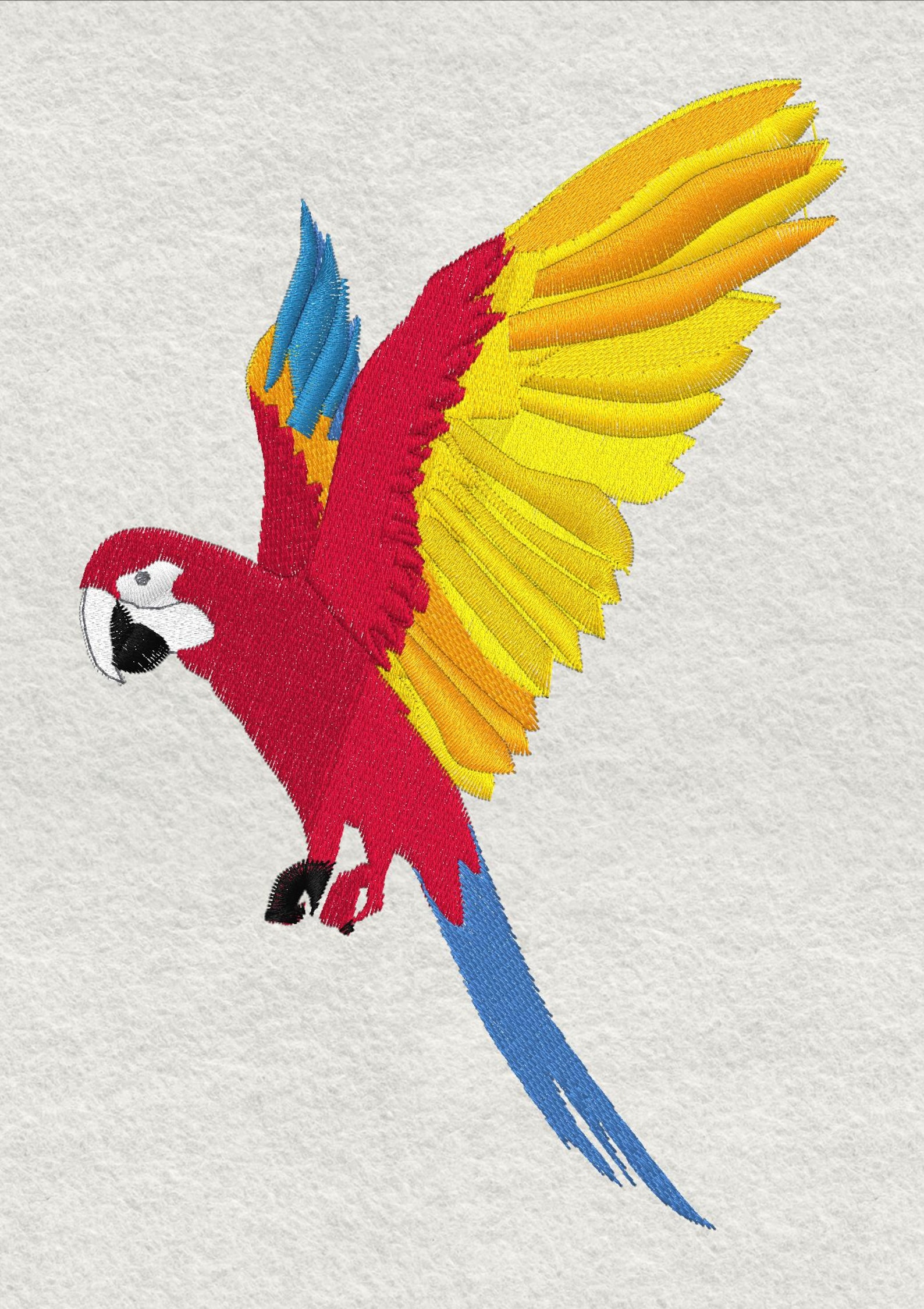 Embroidery Design, Parrot Design, Garment Embroidery, Machine ...