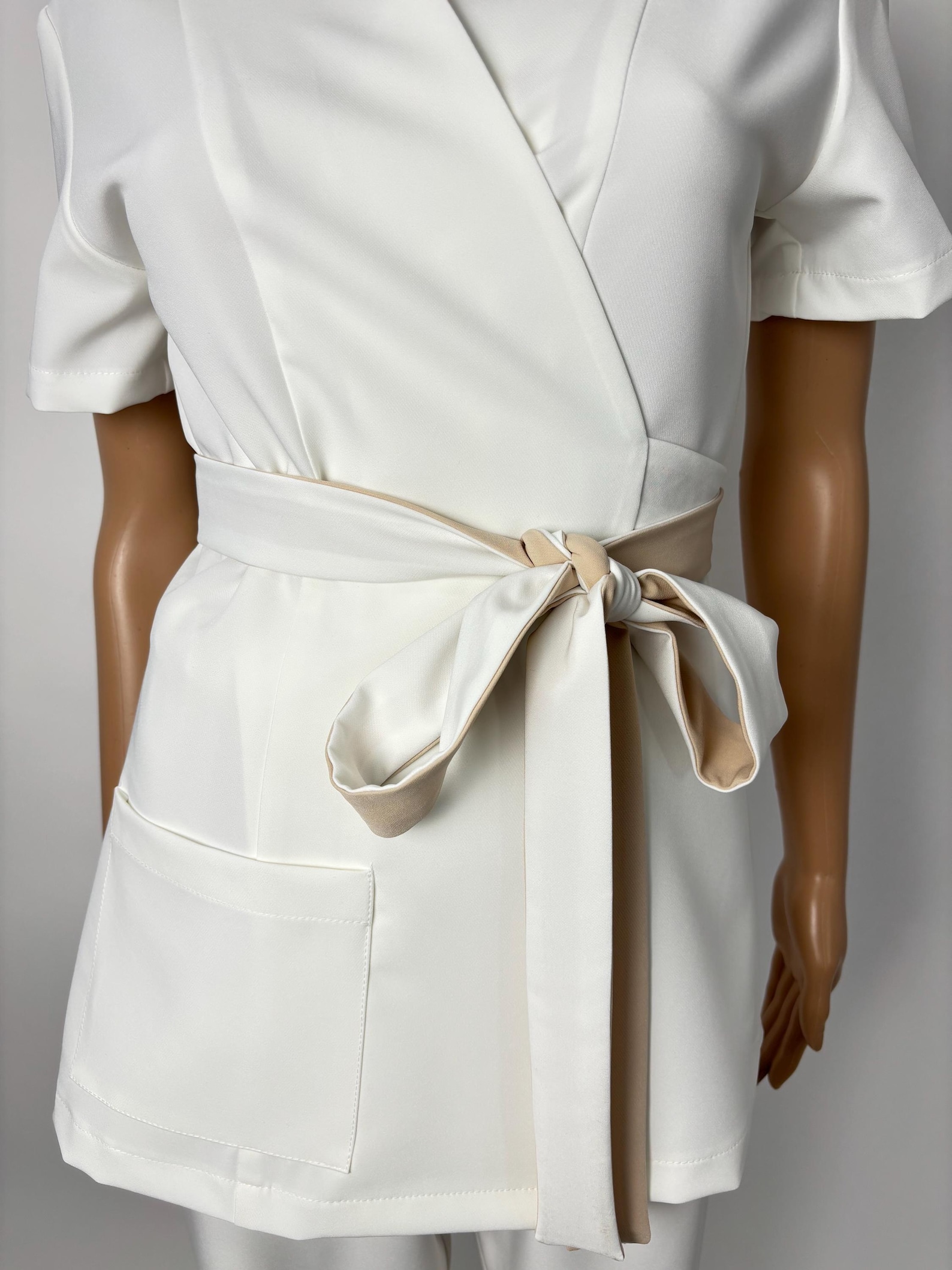 Luxurious Healthcare Professional Tunic and Trousers, Spa Wear for Work ...