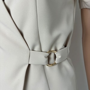 Embroidered Spa Uniform Set – Comfortable Therapist Tunic and Trousers ...