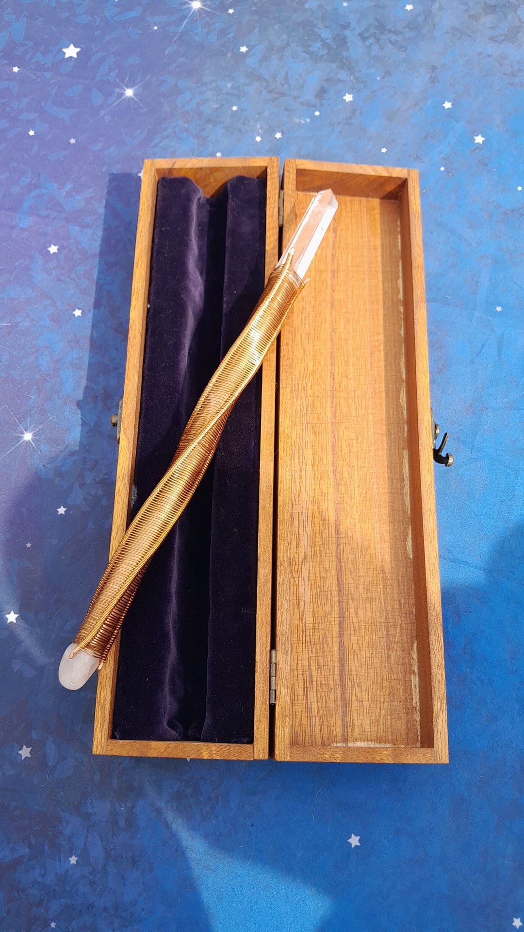 Wand of Power Healing Wand Handmade With Copper, Rose Quartz and a ...