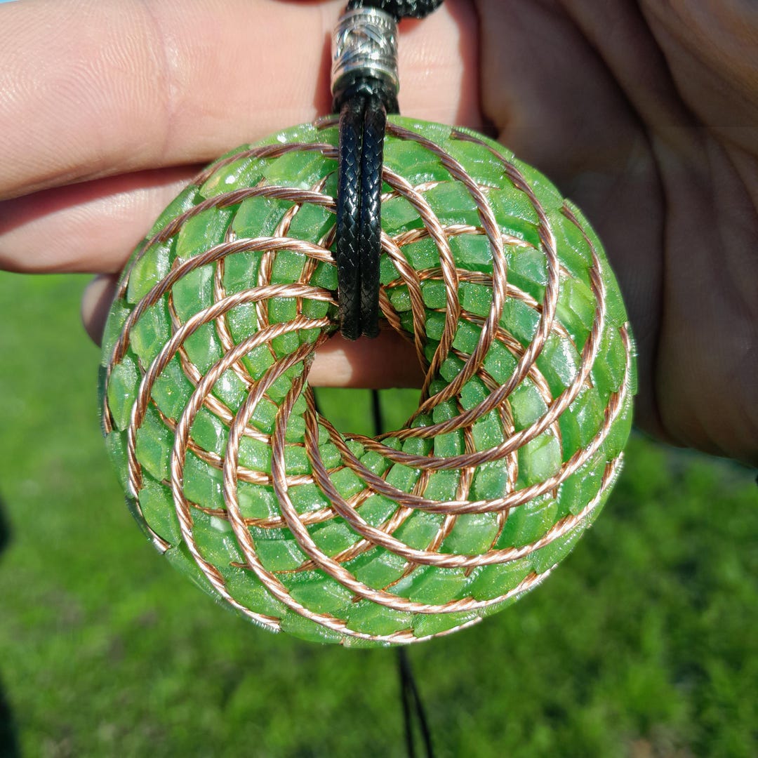 Torus Rodin Coil With Green Aventurine - 62mm - Vortex Wave Generator ...
