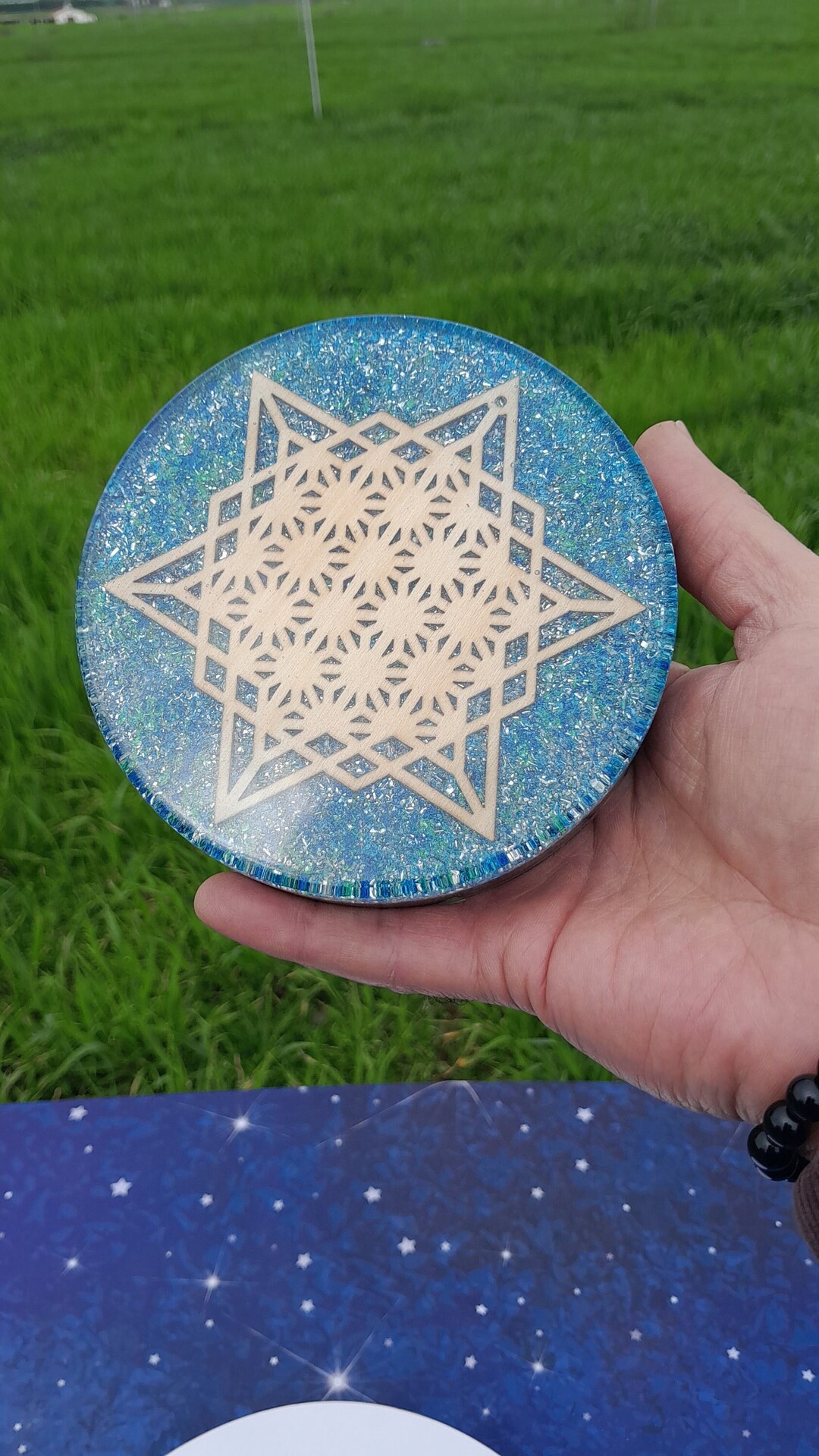 Orgone Charging Plate Merkaba and Flower of Life Energy Generator for ...