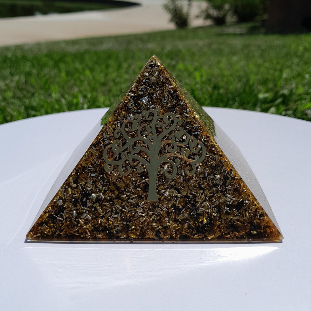 Orgonite Pyramid Tree of Life Electromagnetic Protector EMF and 5G ...