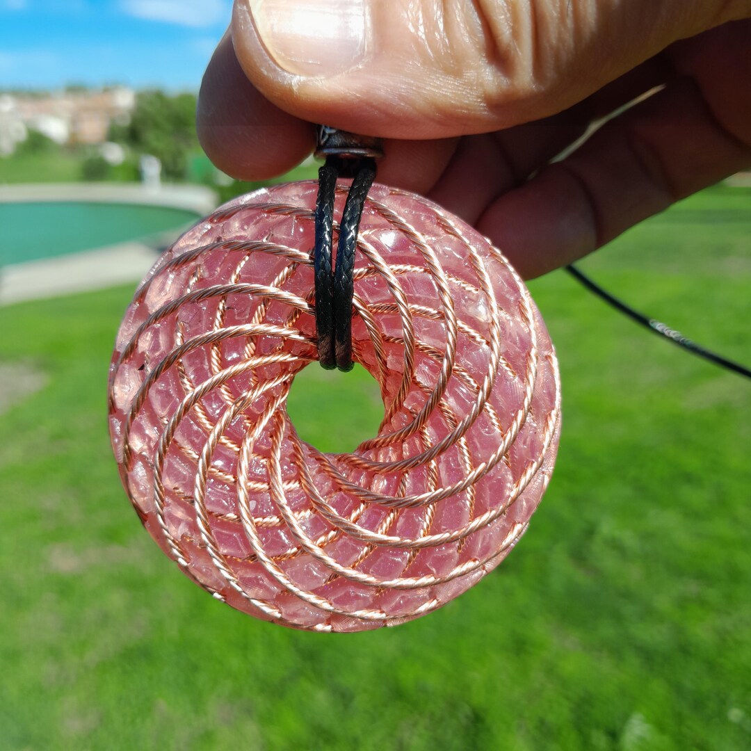 Rodin Torus Coil With Rose Quartz - 62mm - Vortex Wave Generator - Etsy