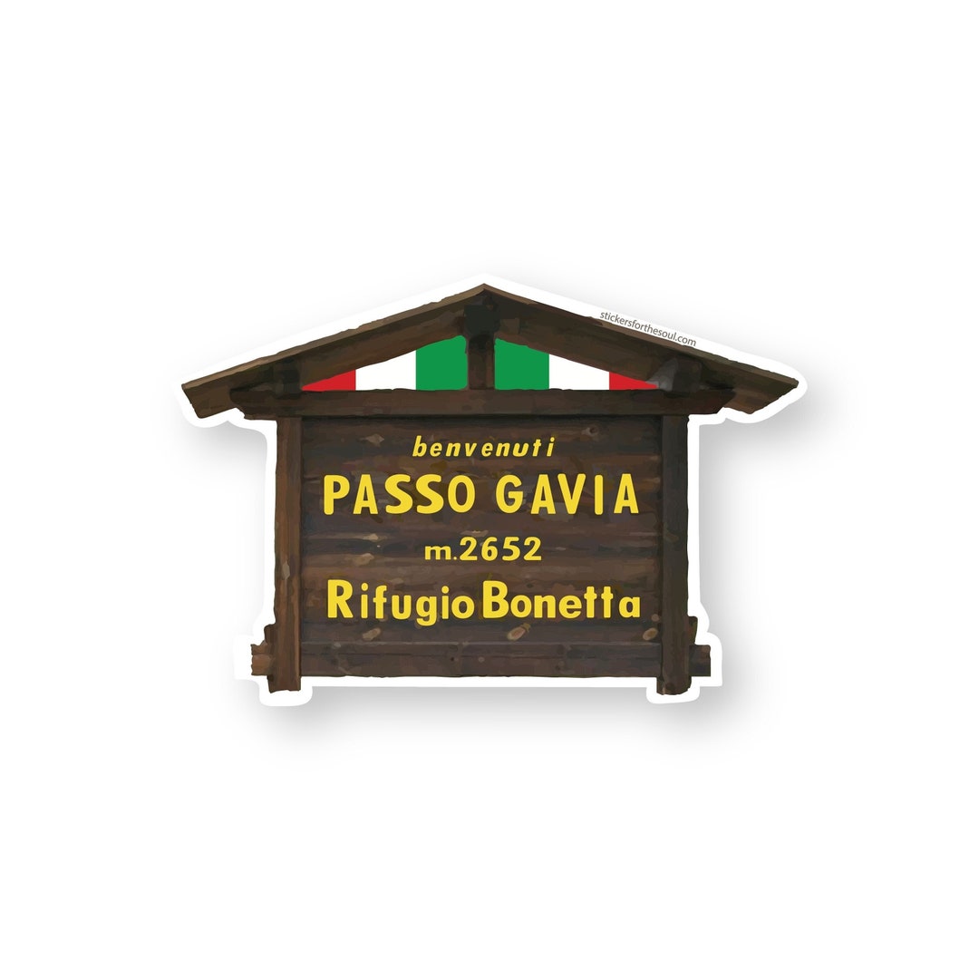 Gavia Pass Decal Sticker Waterproof Uv Resistant Scratch Resistant Motorcycles Bicycles Cars